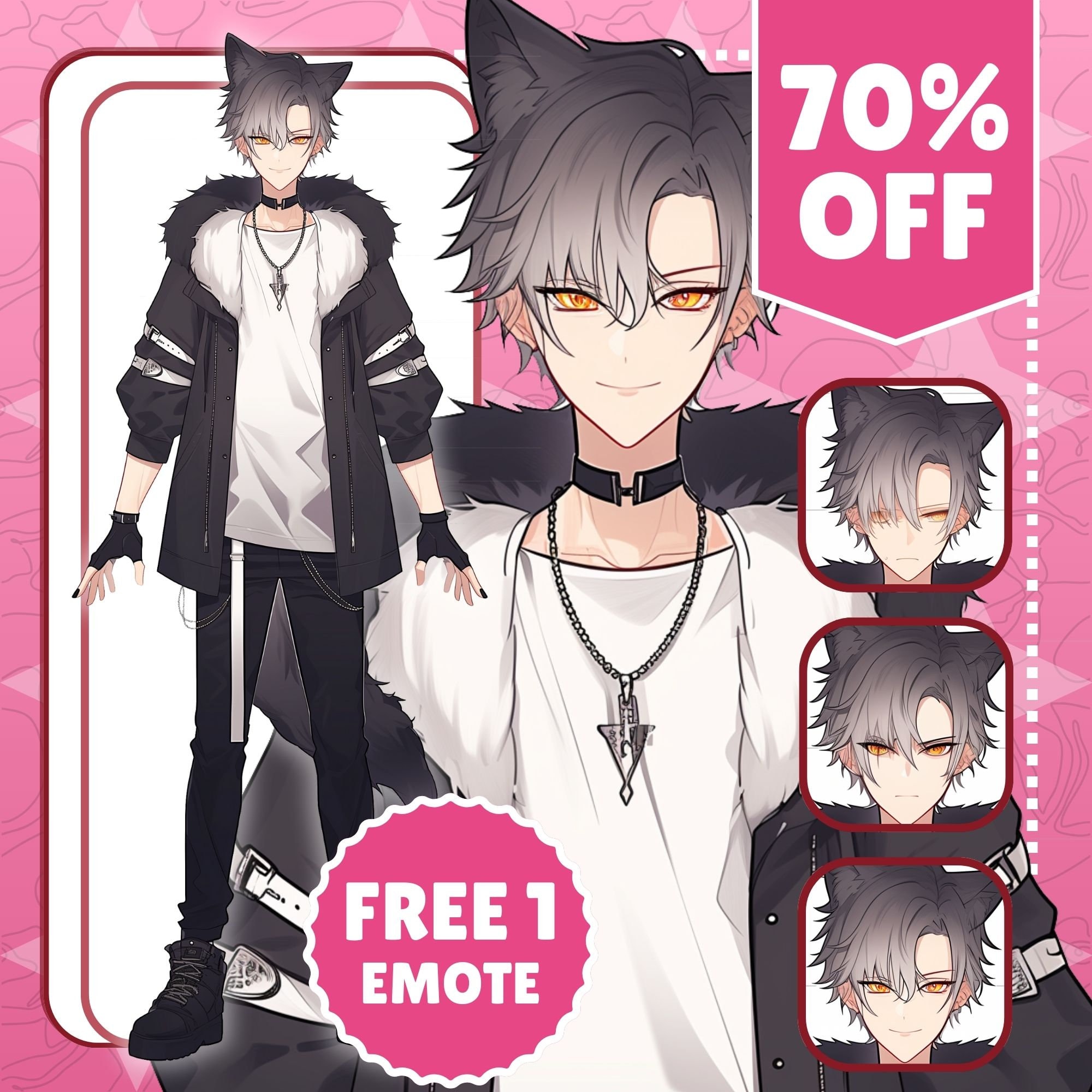 Custom Live2d Vtuber Commission Live2d Model Commission, Pngtuber ...