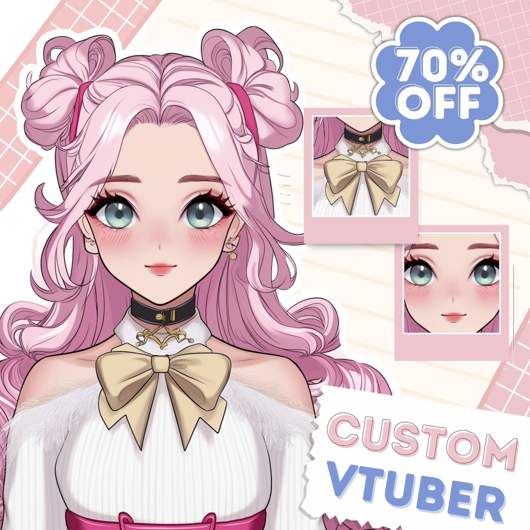 Custom Vtuber Model Design | Live2d Anime Avatar for Streaming ...