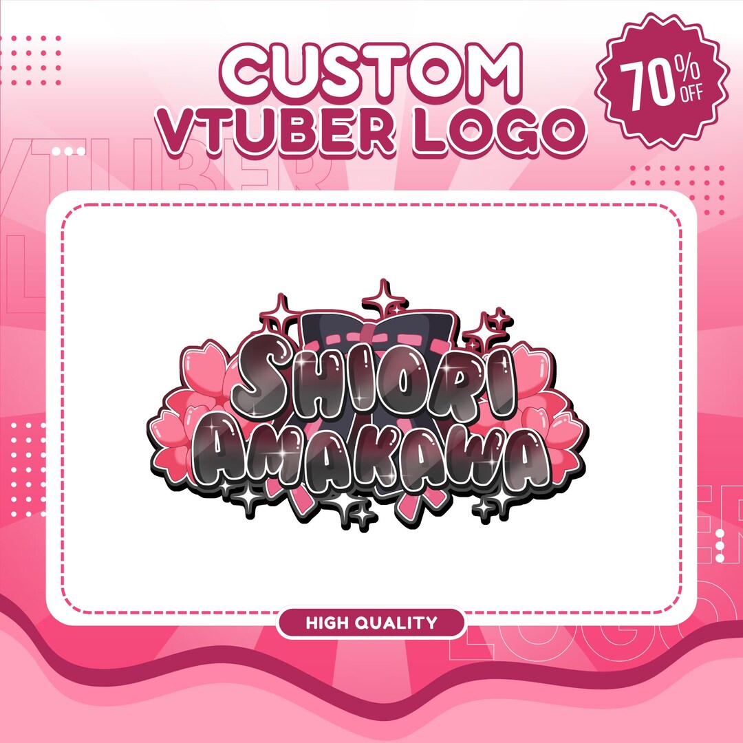 Custom Vtuber Logo, Cute Kawaii Logo and Animated Logo Stream on Twitch ...