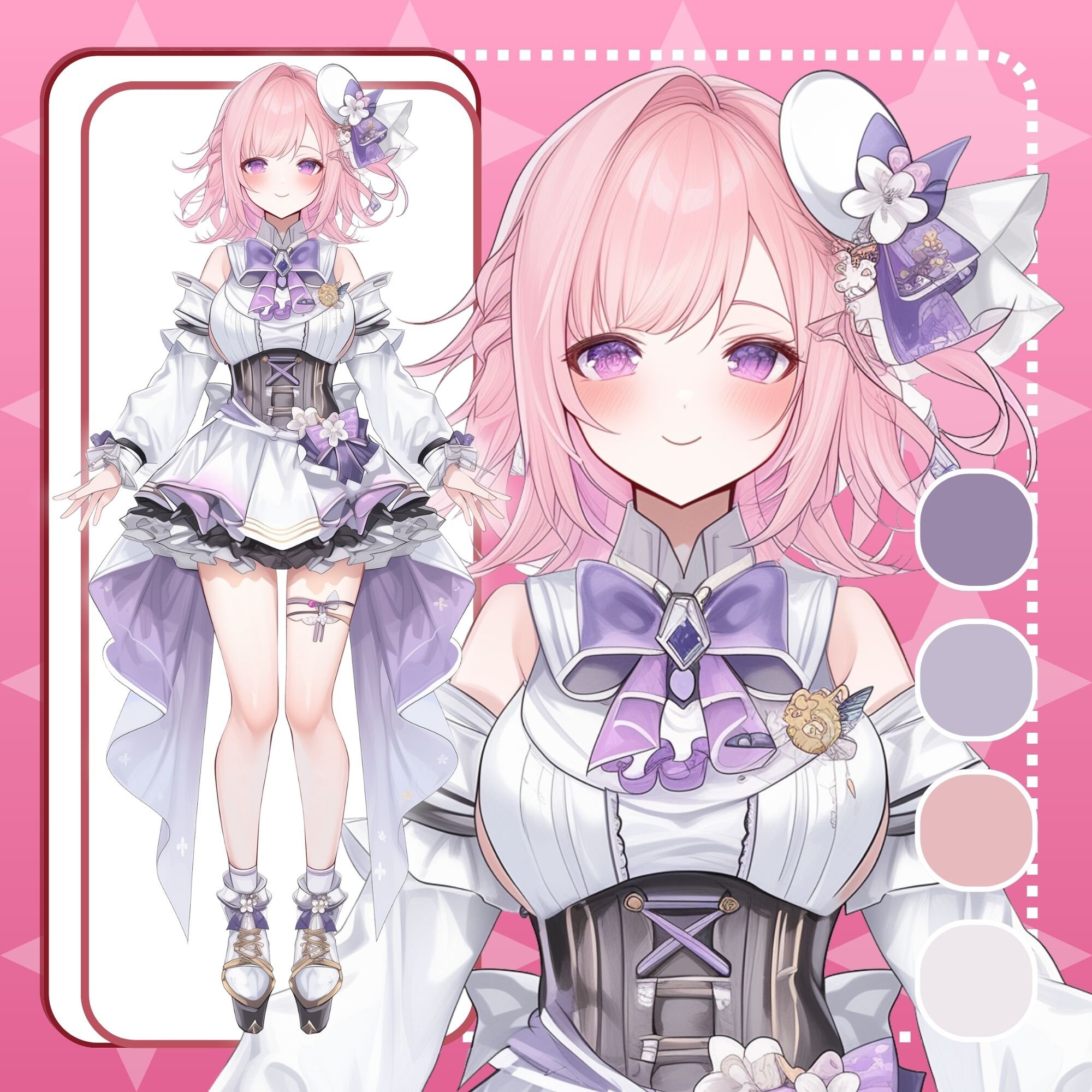 Custom Live2d Vtuber Commission Live2d Model Commission, Pngtuber ...