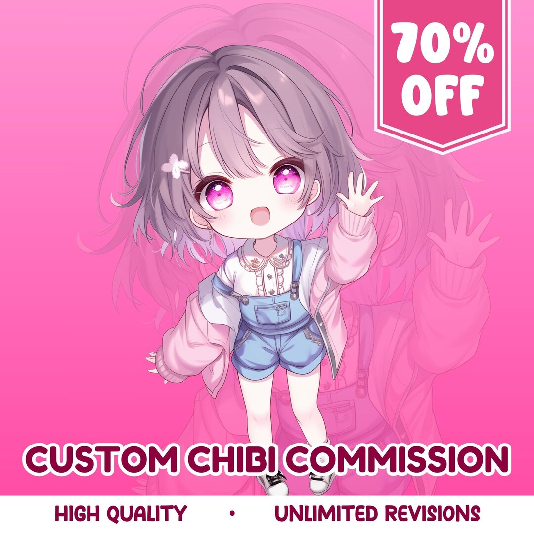 Custom Chibi Anime Chibi Character Chibi Logo Cute Chibi Chibi Emotes ...