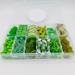 Green Box All Green Pre-filled XL Snackle Tackle Sweet & Sour Candy ...