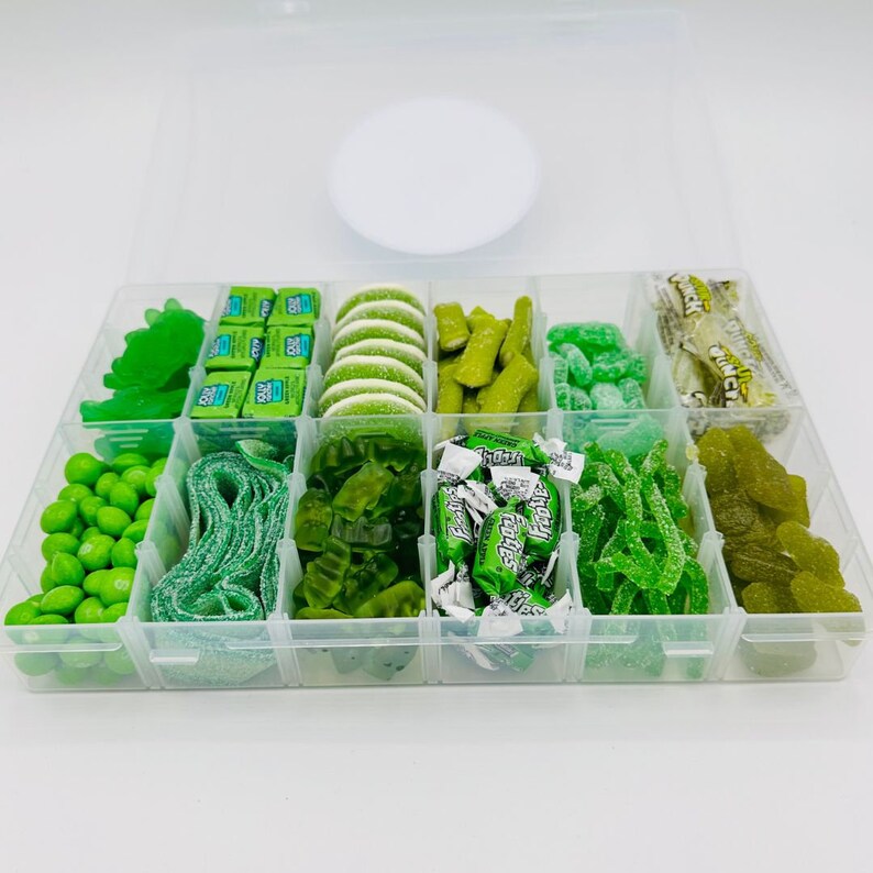 Green Box All Green Pre-filled XL Snackle Tackle Sweet & Sour Candy ...