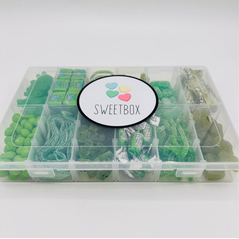 Green Box All Green Pre-filled XL Snackle Tackle Sweet & Sour Candy ...