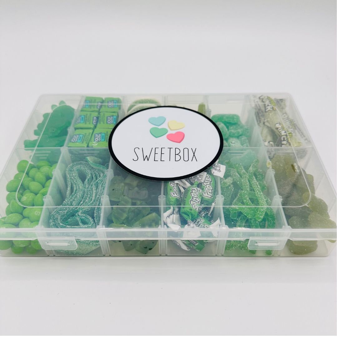 Green Box All Green Pre-filled XL Snackle Tackle Sweet & Sour Candy ...