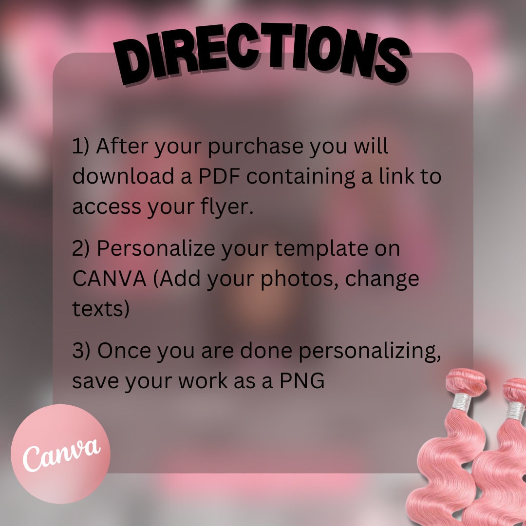 Braids Special Flyer, DIY Flyer Template Design, Hair Braiding Flyer ...