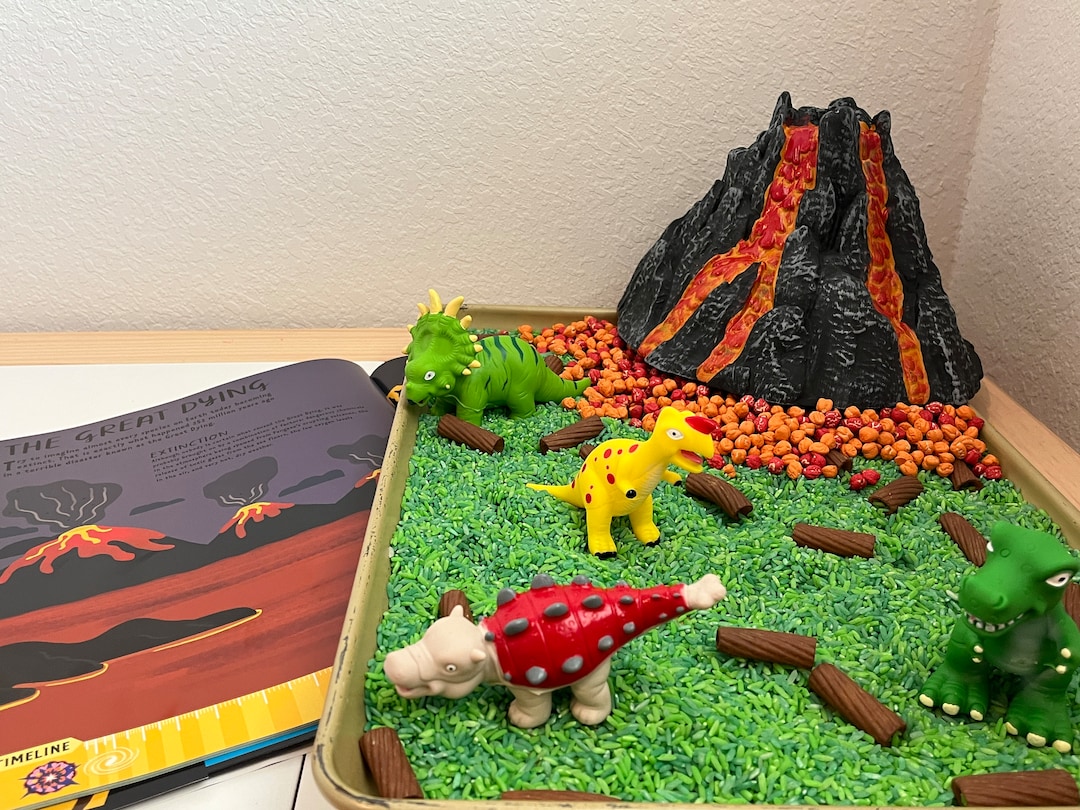 Dinosaur Forest Pour and Play Sensory Mix - Etsy