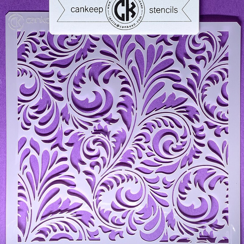 Scroll Stencil - Etsy