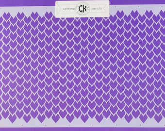 Dragon Scale Stencil - Etsy