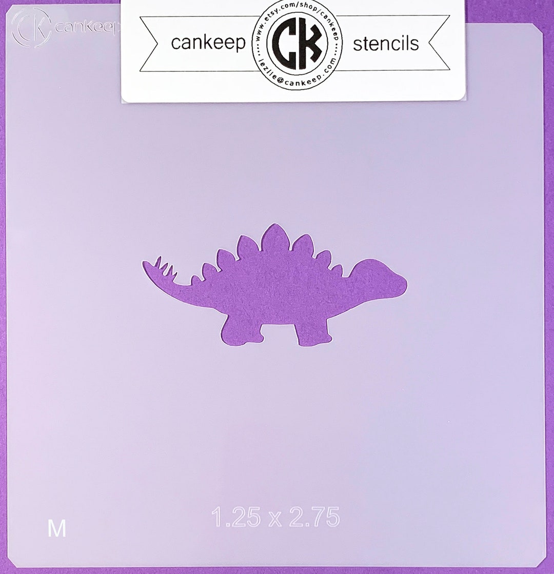 Dinosaur Baby Stegosaurus / Cookie or Craft Stencil - Etsy
