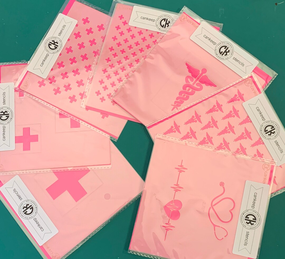 Medical, Nurse, Doctor, Health Care/cookie & Craft Stencil Set by ...