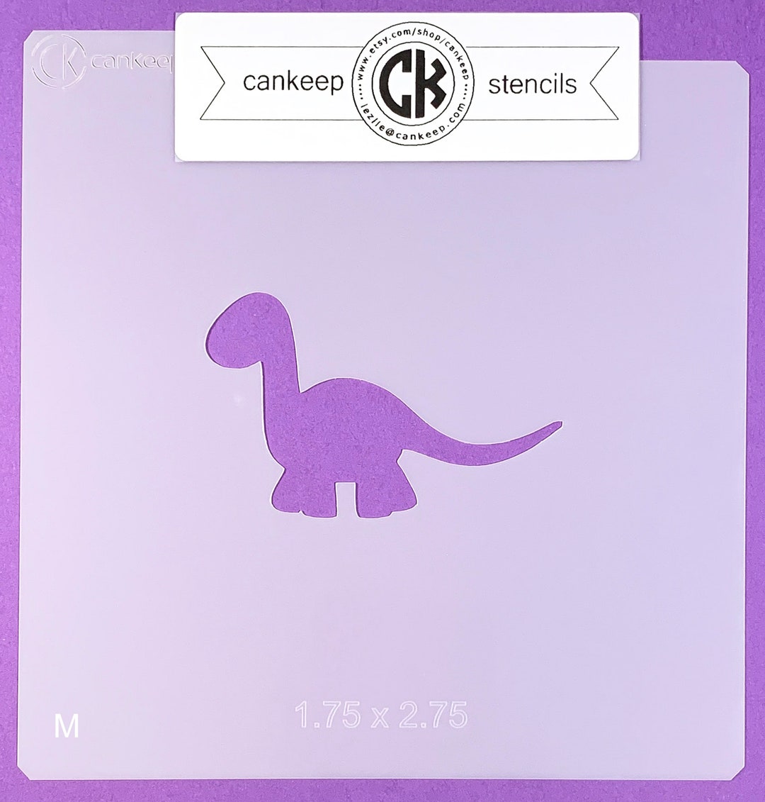 Dinosaur Baby Bronto / Cookie or Craft Stencil - Etsy
