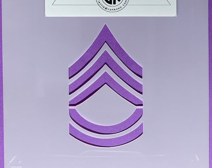Military Army E-7 SGT 1st Class Rank Logo/cookie or Craft Stencil - Etsy