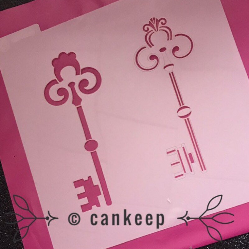 Key Stencil - Etsy