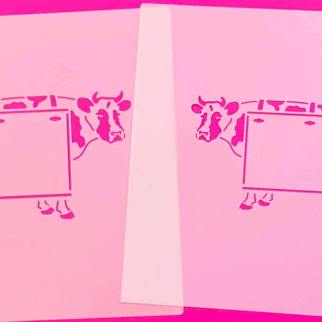 Cow Signboard / Cookie or Craft Stencil - Etsy