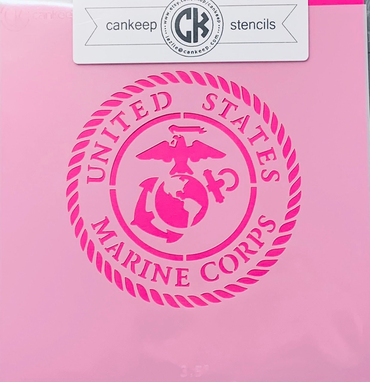 Military US Marine Corps Logo/cookie or Craft Stencil - Etsy