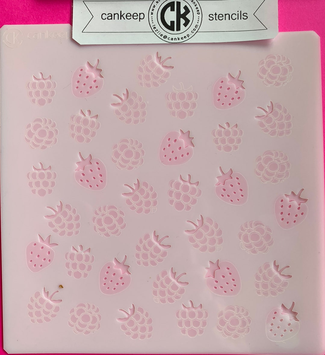 Mixed Berry 3 Layer Stencil/ Cookie or Craft Stencil by Cankeep - Etsy