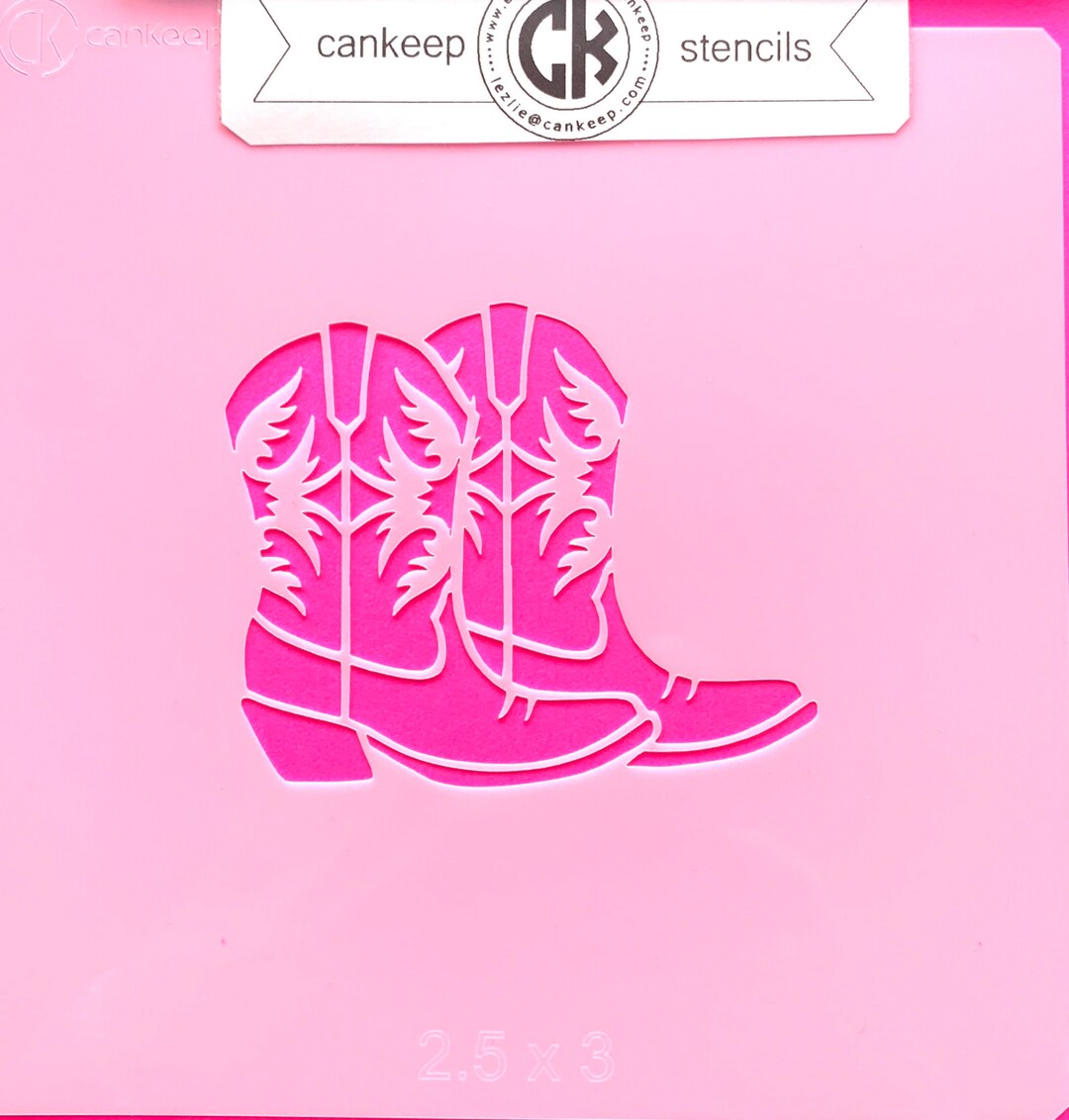 Cowboy Boots / Cookie or Craft Stencil - Etsy