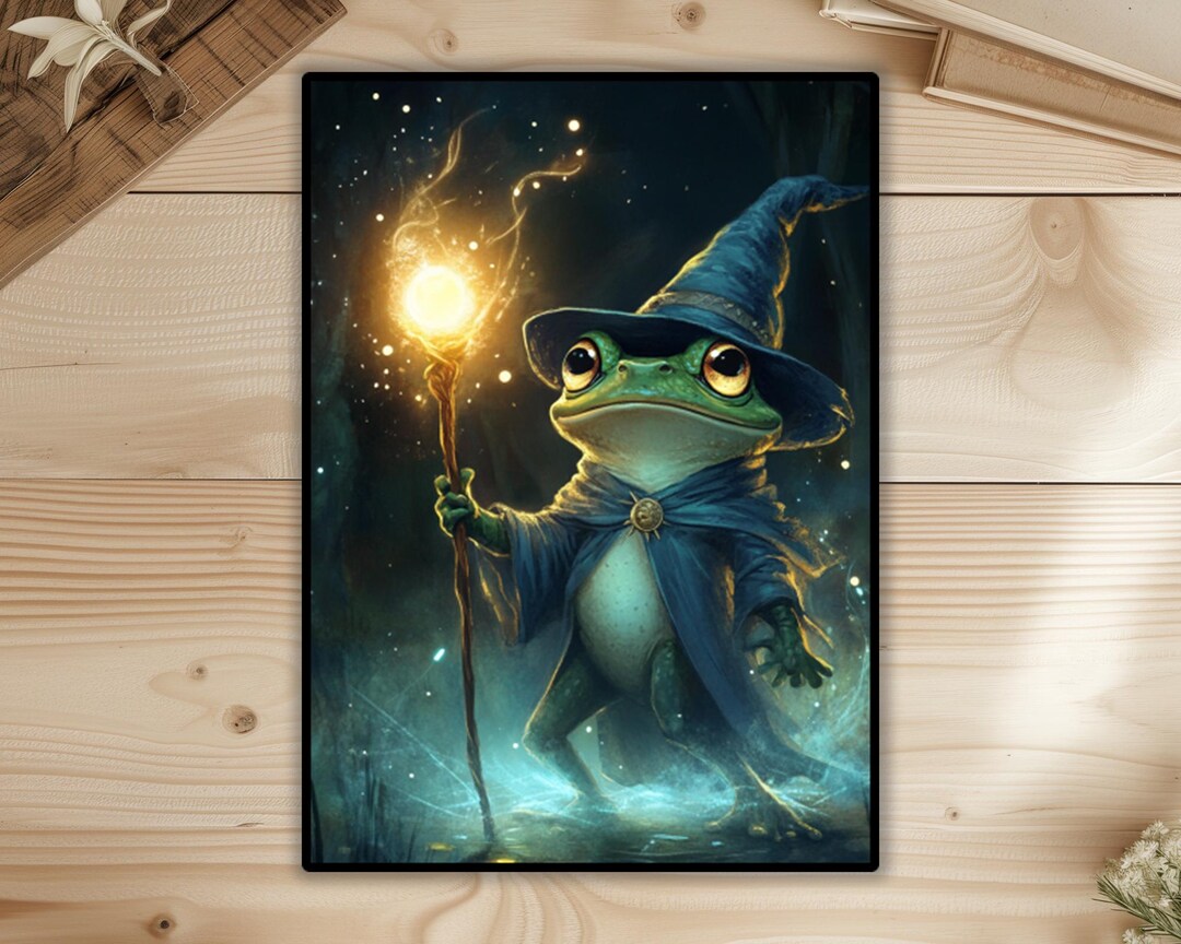 MTG Sleeves,frog Wizard,art Card Sleeve,card Sleeve Protectors, MTG ...
