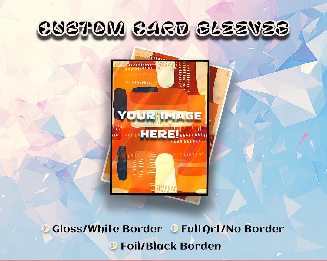 Custom Card Sleeves for TCG – Get Your Art Printed on HD, Long-lasting ...