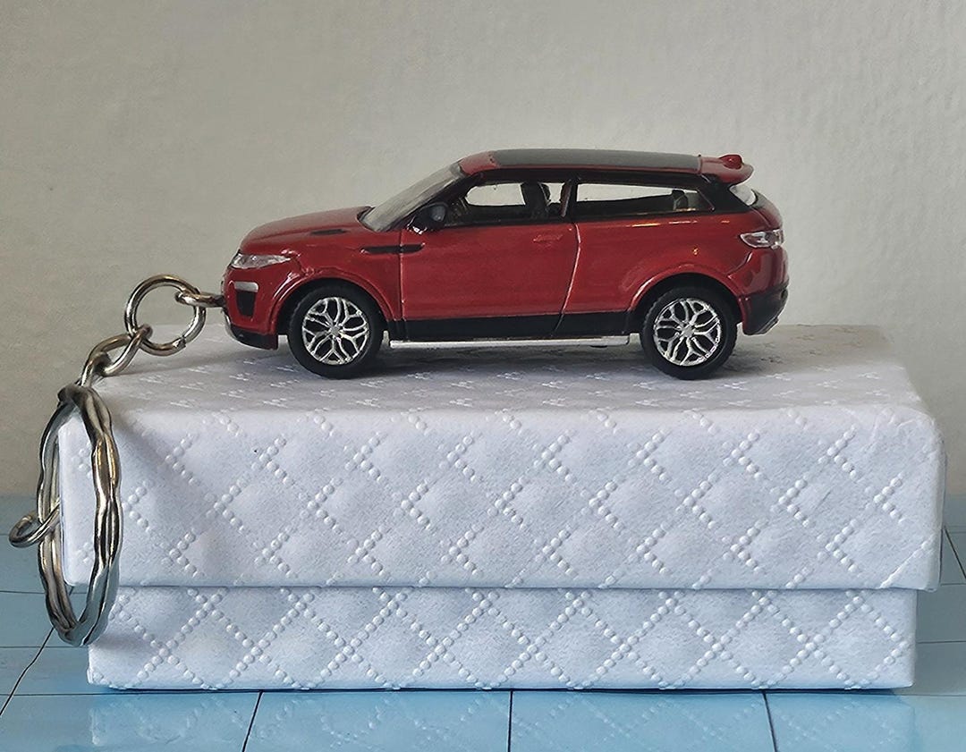 Range Rover Evoque Keyring (red) Gift Pack Free Boxed Shipping - Etsy
