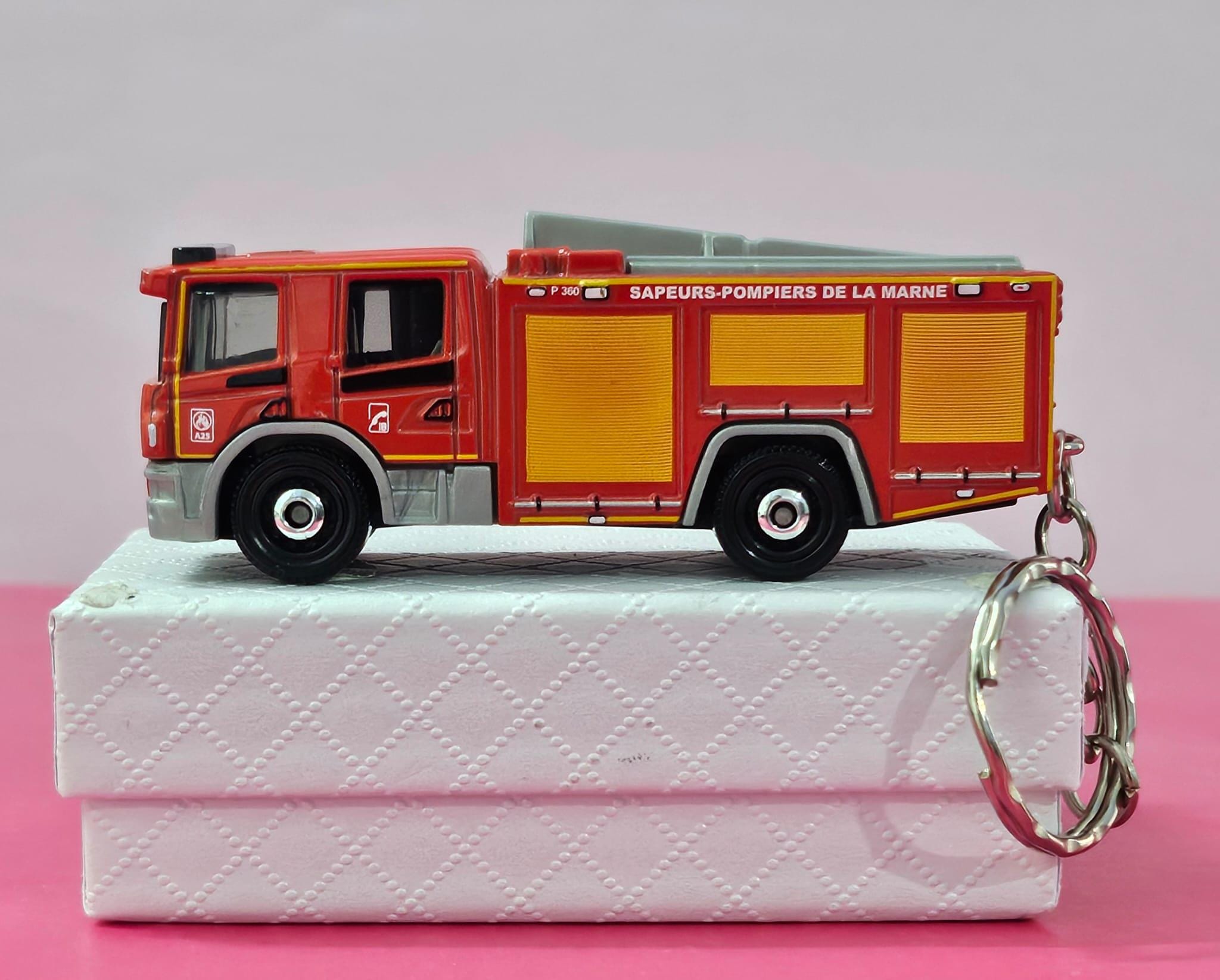Scania Fire Truck Keyring - Etsy