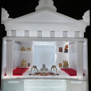 Classical Temple With Integrated Dual Waterfalls - Etsy
