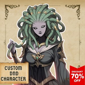 Dnd, Custom Dnd Character, Fantasy Character Commission, Custom Fantasy ...