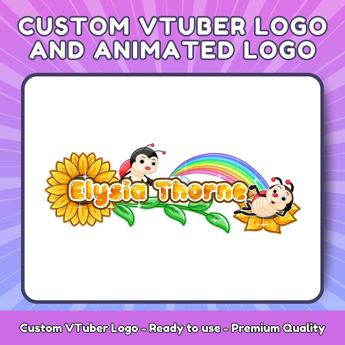 CUTE VTUBER LOGO Custom Vtuber Logo, Vtuber Logo Commission, Cute ...