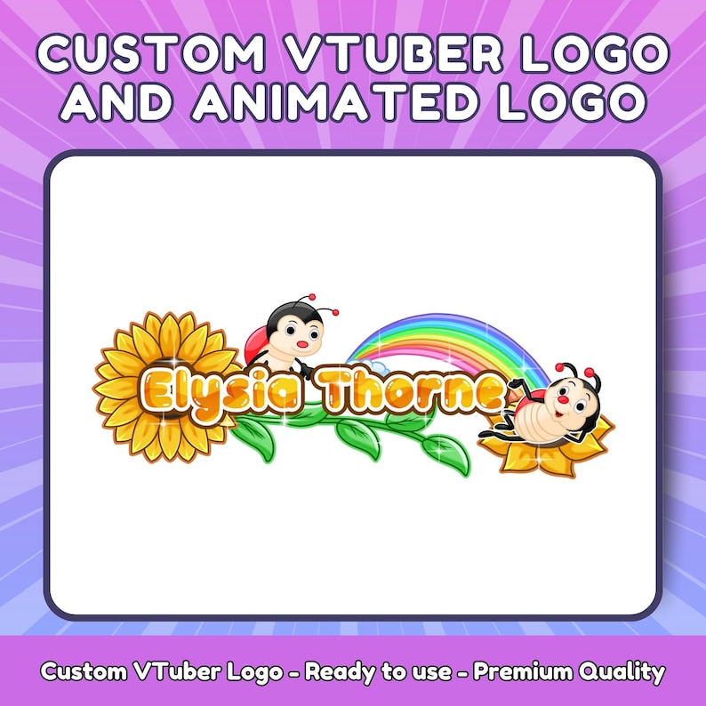 CUSTOM VTUBER LOGO Custom Cute Vtuber Logo, Vtuber Logo Commission ...