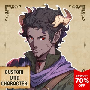 Dnd, Custom Dnd Character, Fantasy Character Commission, Custom Fantasy ...