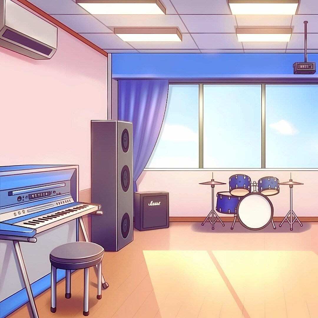 Custom Vtuber Background | Vtuber Room Stream, Aesrhetic Room for ...