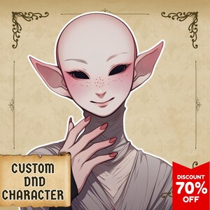 Dnd, Custom Dnd Character, Fantasy Character Commission, Custom Fantasy ...