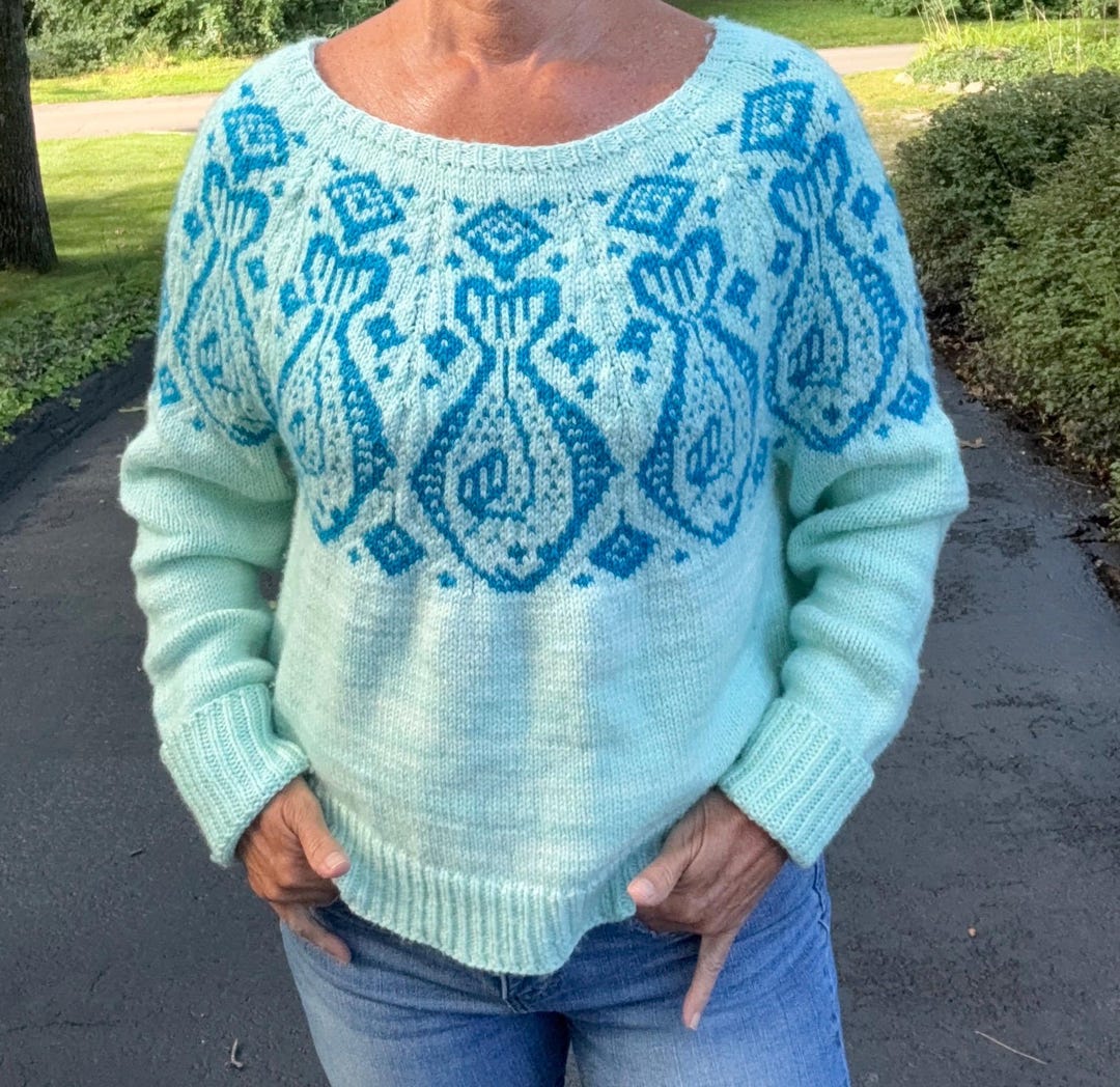 Halibut Handknit Sweater - Etsy