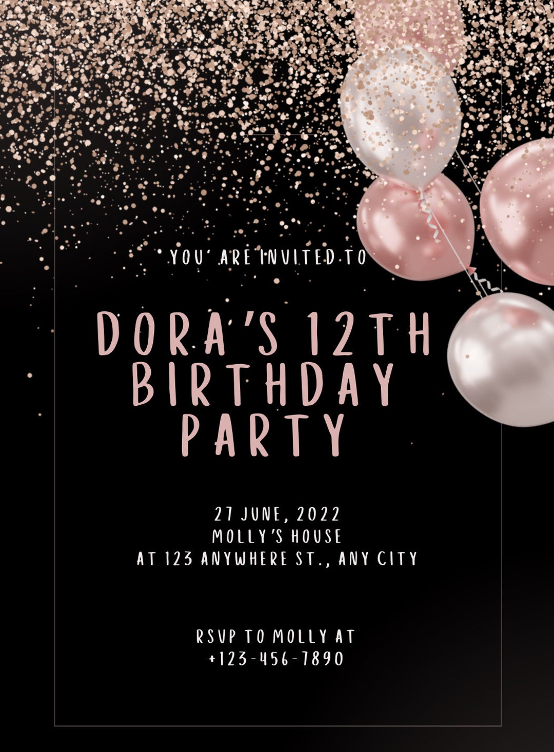 Birthday Invitation - Etsy