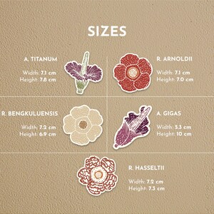 Corpse Flower Stickers | Titan Arum Rafflesia Stickers | Linocut Style ...