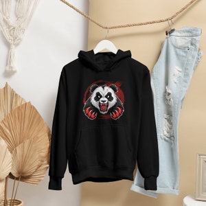 Horror Panda Png + Svg, Watercolor Panda Png, Panda Digital PNG for DTG ...