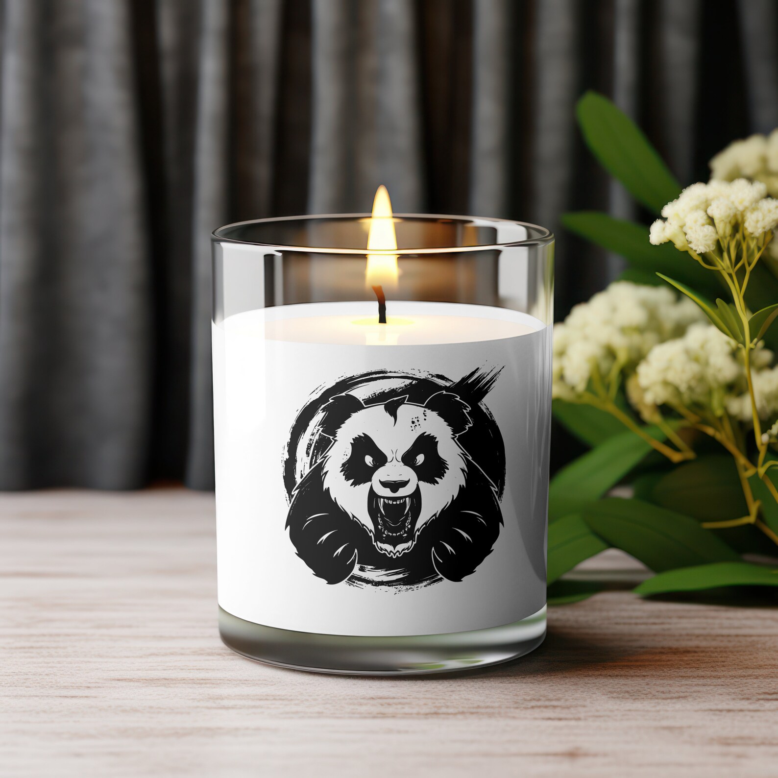 Horror Panda Png + Svg, Watercolor Panda Png, Panda Digital PNG for DTG ...