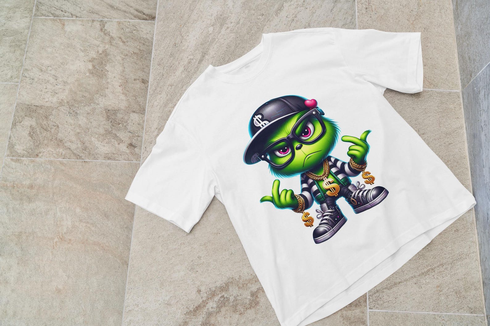 Grinch Hip Hop Png, Cool Grinch Png, Urban Grinch Png, Grinch Png ...