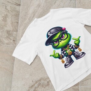 Grinch Hip Hop Png, Cool Grinch Png, Urban Grinch Png, Grinch Png ...