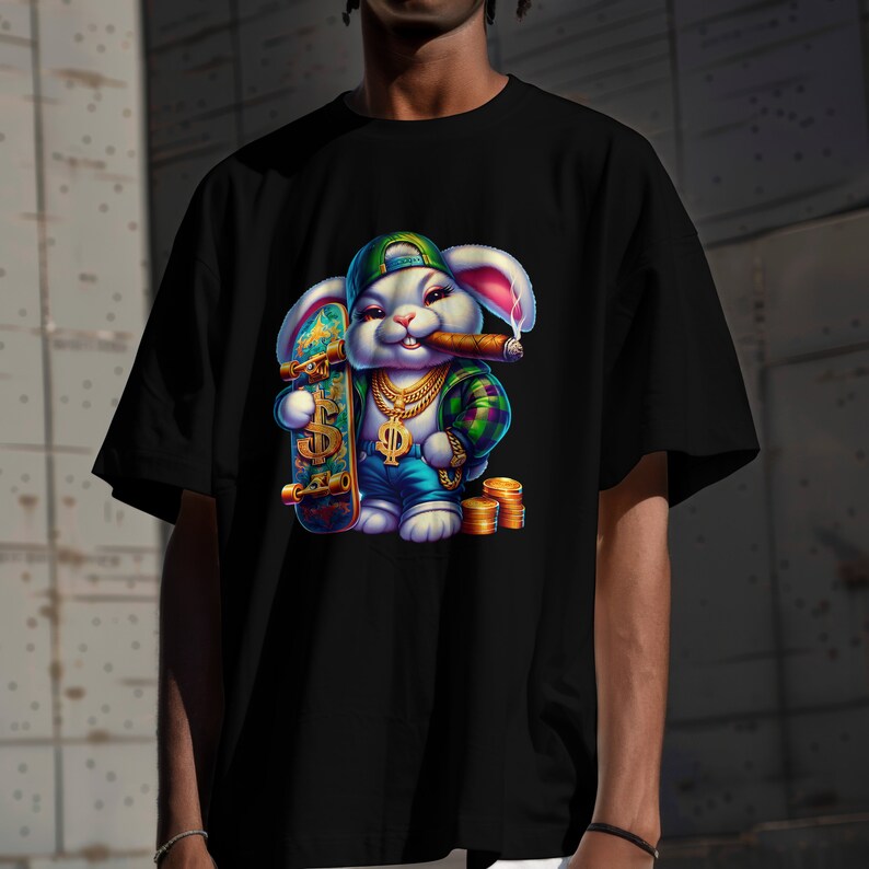 Rich Gangster Bunny Smoking Cigar Png, Rich Gangster Bunny Png ...