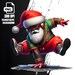 Breakdancing Santa PNG, Urban Santa Png, Urban Hip-hop Christmas ...
