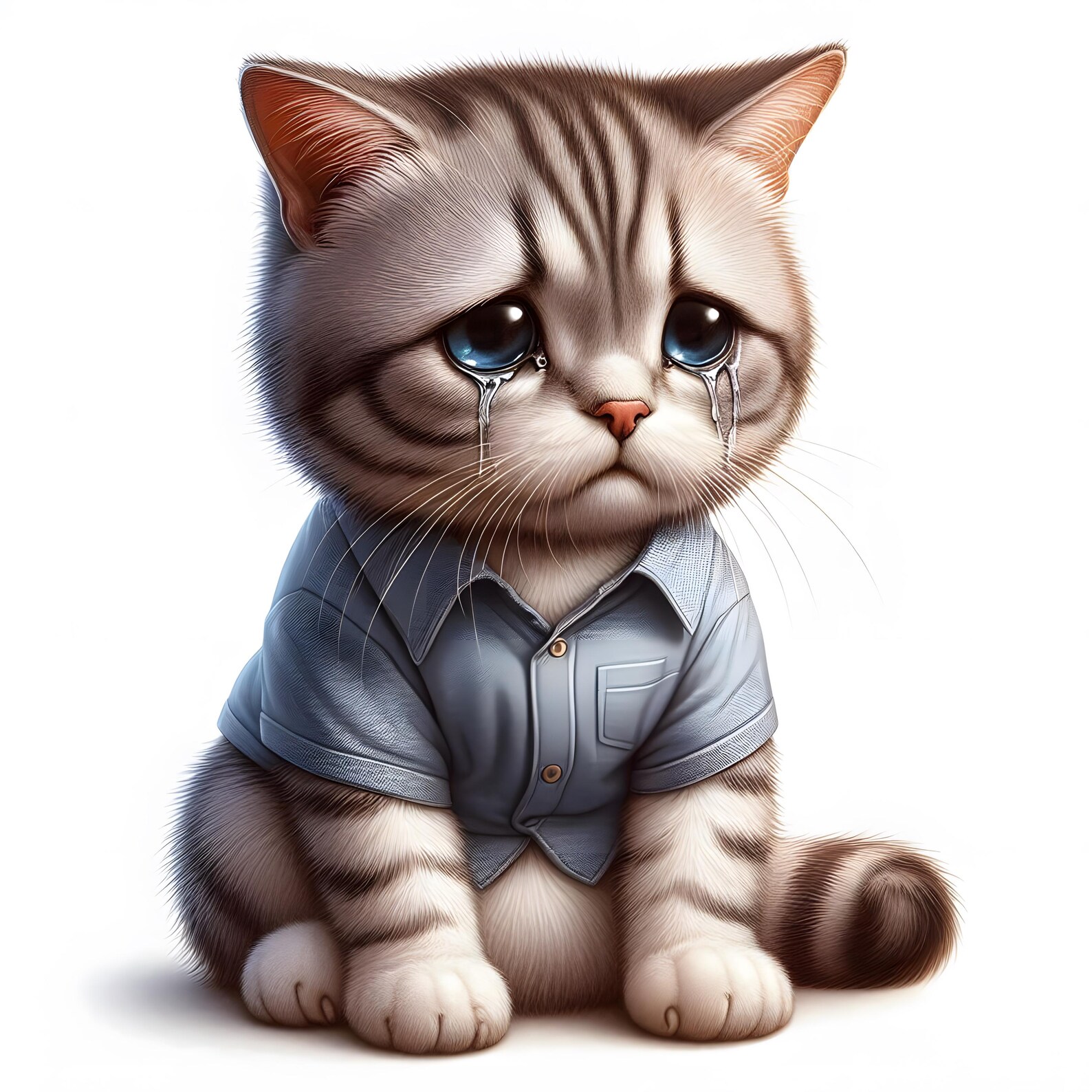 Cat Expressions PNG, Set 12 Png – Sad, Pitiful, Screaming, Yawning ...