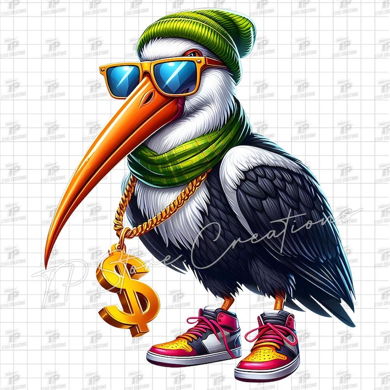 Hip Hop Ibis PNG, Graffiti Ibis Png, Ibis Design, Cartoon Ibis Png ...