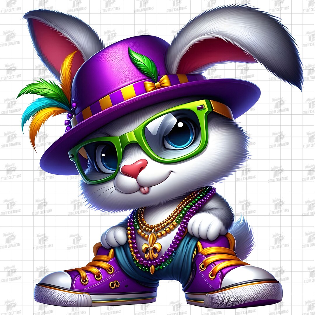 Mardi Gras Rabbit Png, Mardi Gras Png, Mardi Gras Clipart, Happy Mardi ...