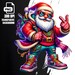 Urban Santa Png, Gangsta Hip Hop Santa Clipart, Christmas Clipart ...