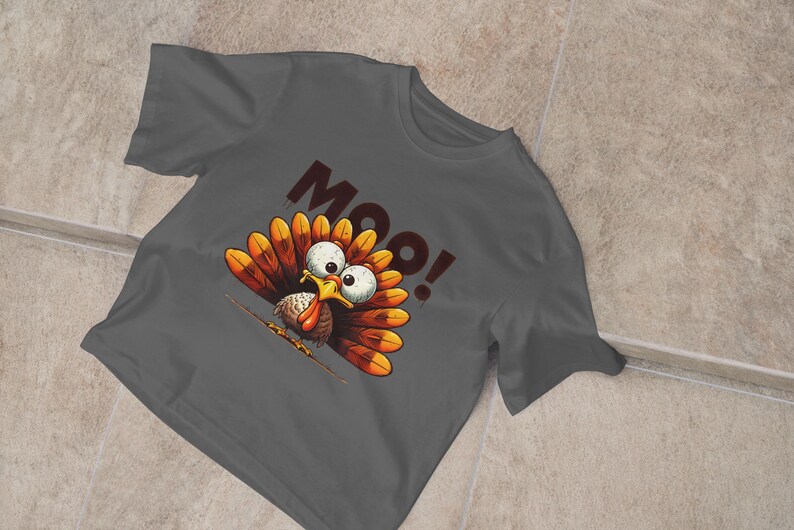 Funny Thanksgiving Turkey Moo Png, Turkey Png, Thanksgiving Turkey Png ...