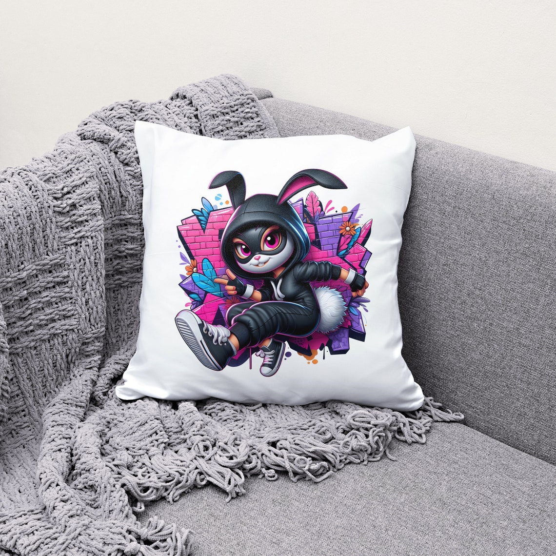 Rabbit Girl Thief PNG, Cool Bunny Art, Street Style Bunny, Urban ...