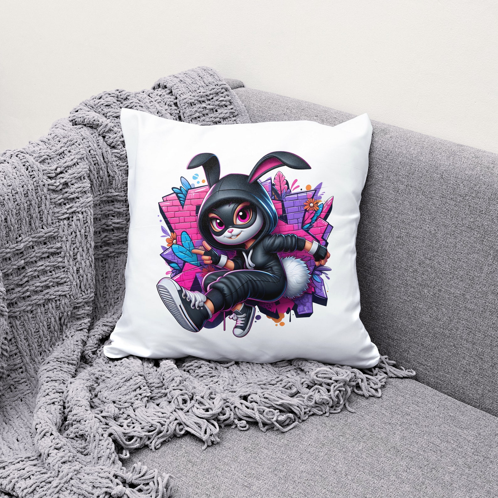 Rabbit Girl Thief PNG, Cool Bunny Art, Street Style Bunny, Urban ...