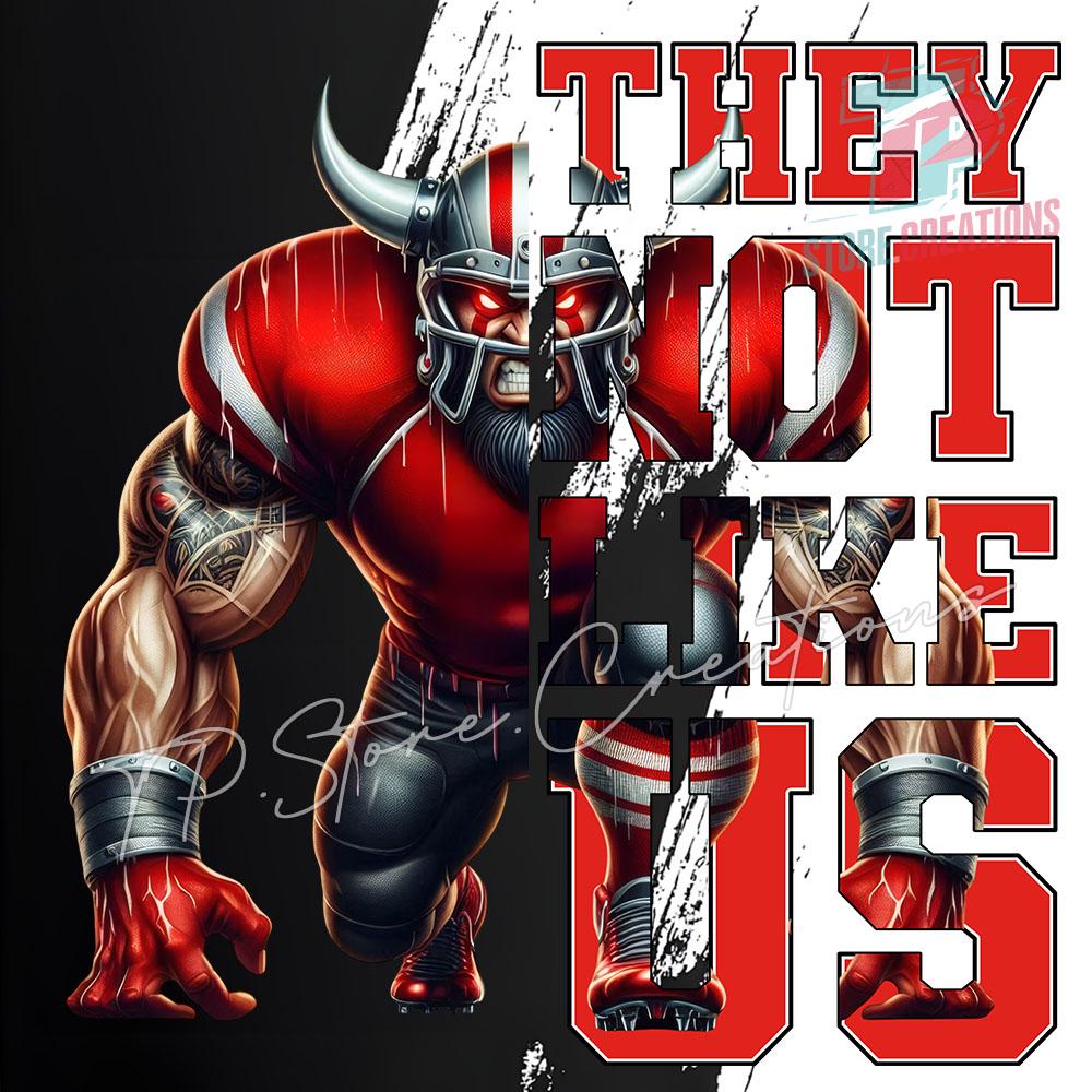 Vikings Mascot PNG Digital Download, Red Vikings Png, Viking School ...